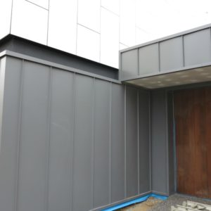 New Colorbond colour used in residential project - True Blue Roofing