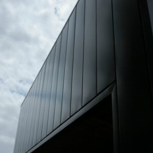 Striking Residence features Colorbond Interlocking Panels - True Blue ...