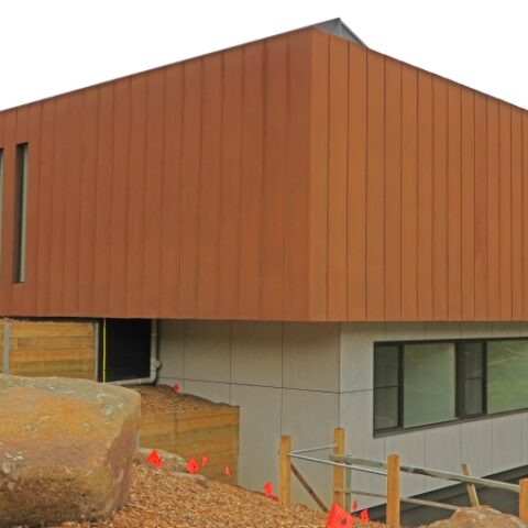 Lorne Architectural Cladding Project features Corten Flat Lock ...
