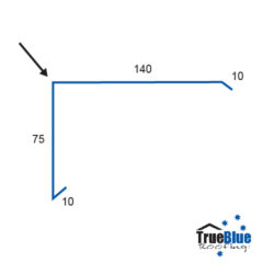 Barge Capping Roof Flashing - ZINCALUME - True Blue Roofing